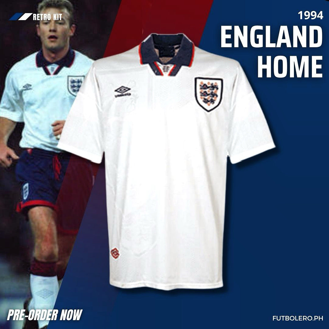England Home 1994 – Futboleroph
